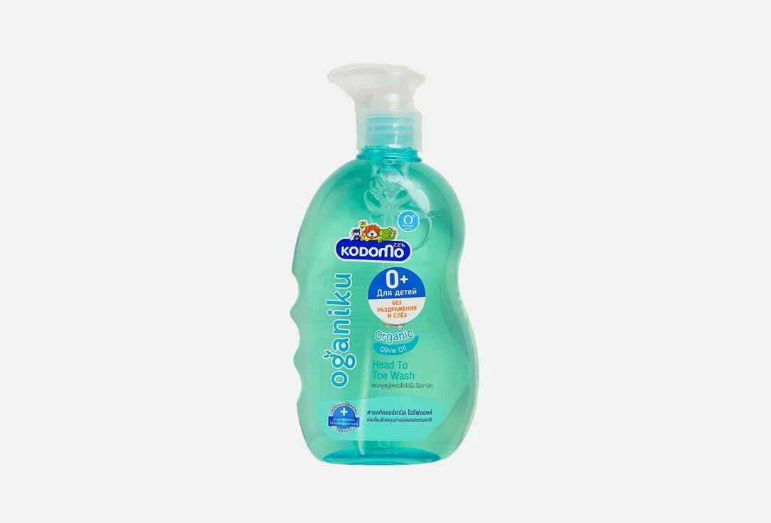 Lion KODOMO Oganiku Head to Toe Wash Детский шампунь-гель 400мл