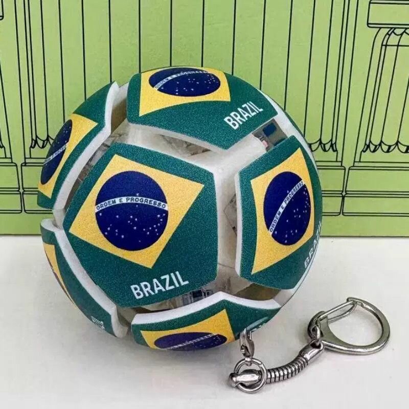 Брелок-антистресс в виде футбольного мяча World Cup 2026, сувенир для болельщиков, подарок на футбольную тематику