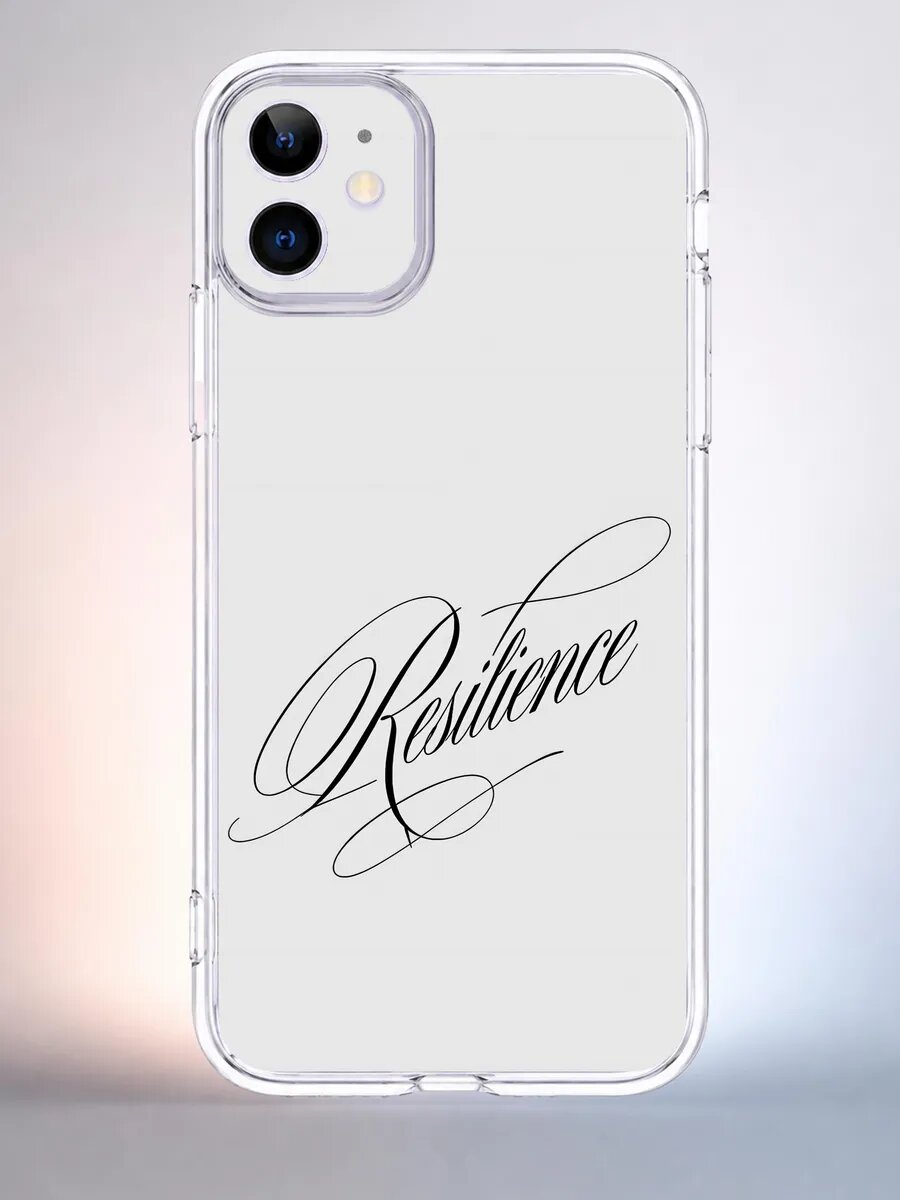 Чехол iPhone 11 надпись, каллиграфия y2k Indie sleaze