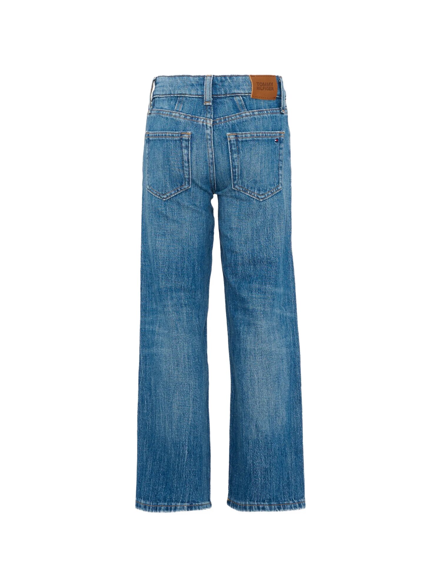 Джинсы TOMMY HILFIGER Straight-leg jeans, размер 116, синий — фото 1