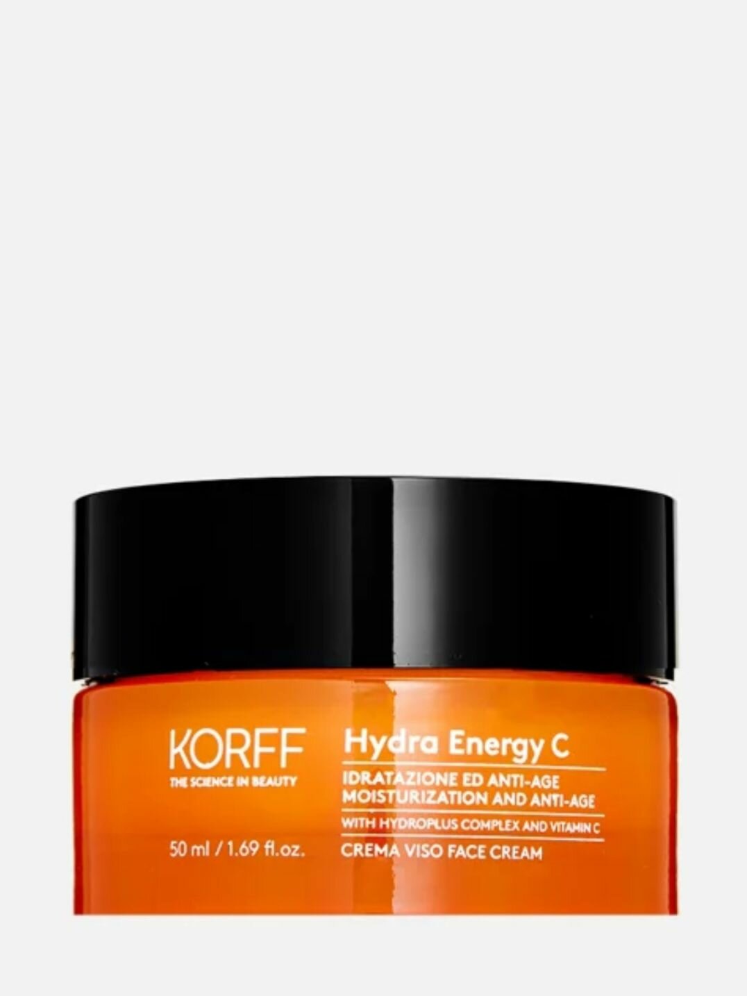 Увлажняющий крем с витамином С для сияния кожи лица KORFF hydra energy c moisturization and anti-age face cream