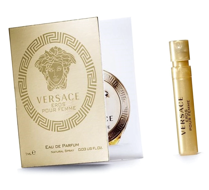 Eros Pour Femme Versace 1 мл миниатюра / Версаче Эрос Пур Фам парфюмерная вода