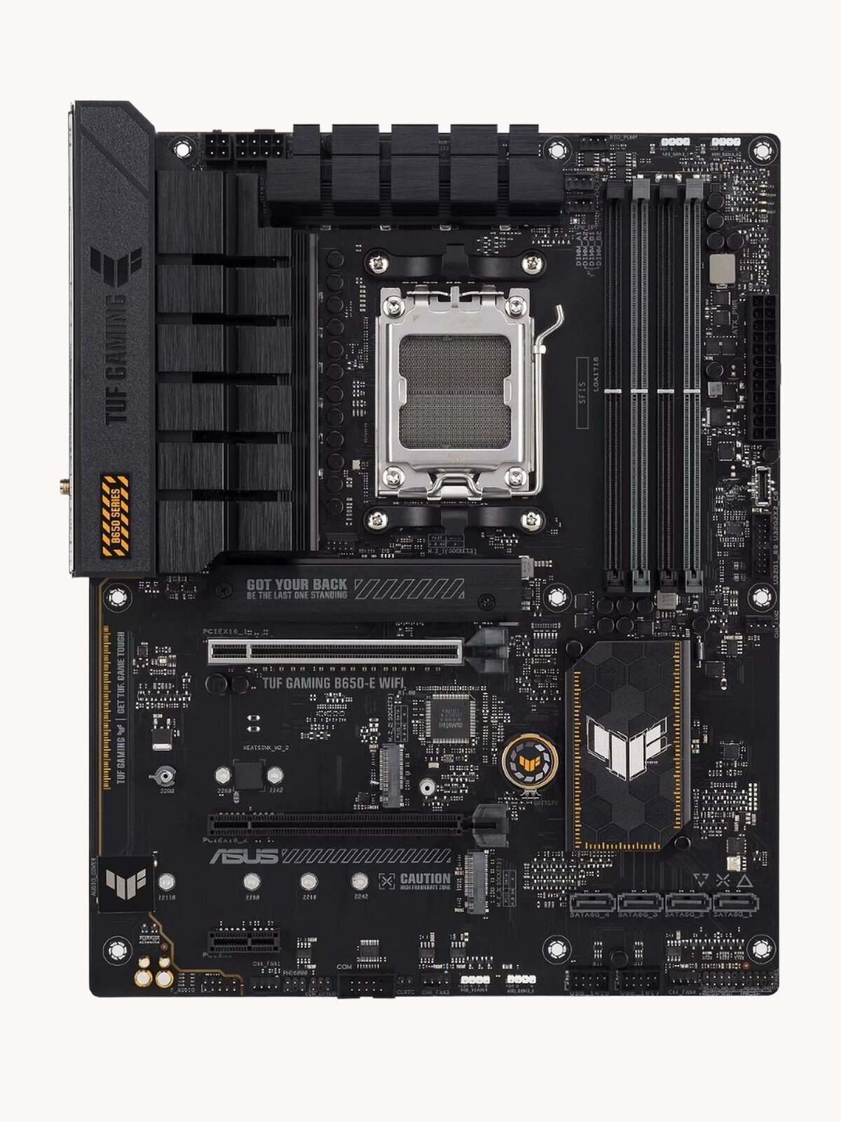 Материнская плата ASUS TUF GAMING B650-E WIFI (ATX, B650, 4хDDR5, 3хM.2, 3хPCIe, 1хHDMI, 1xDisplayPort)