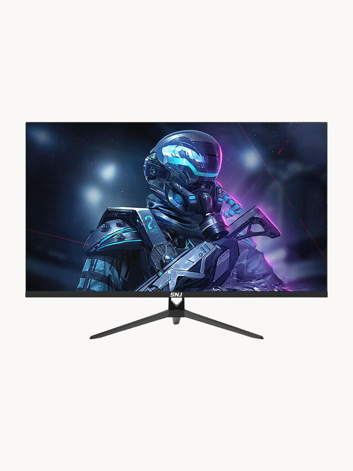 SNJ/Ningjing 27" Gaming Monitor с изогнутым экраном, 2560x1440, 144Hz, IPS, HDMI и USB-C, черный, модель J275Q18Z