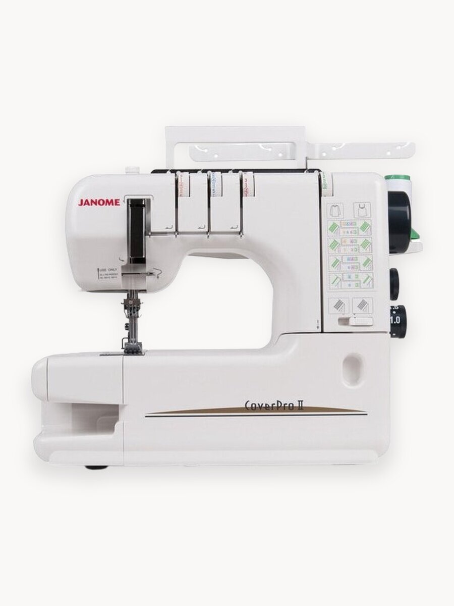 Распошивальная машина Janome Cover Pro II , дифференциальная подача, 1000 стежков/мин