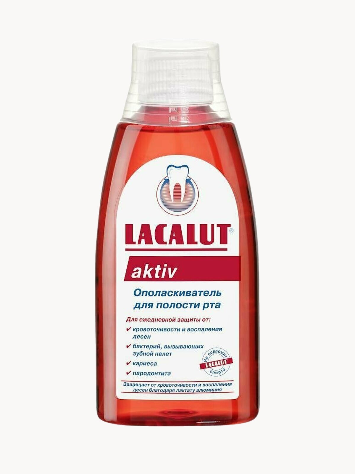Ополаскиватель для рта LACALUT Aktiv, антибактериальный, 300 мл