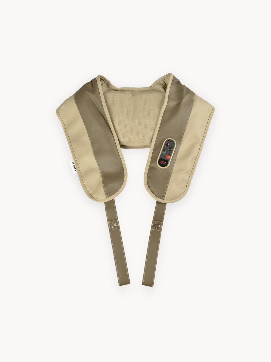 Массажер для шеи и плеч с подогревом ударный PLANTA MSH-250, 59 режимов, пульт управления