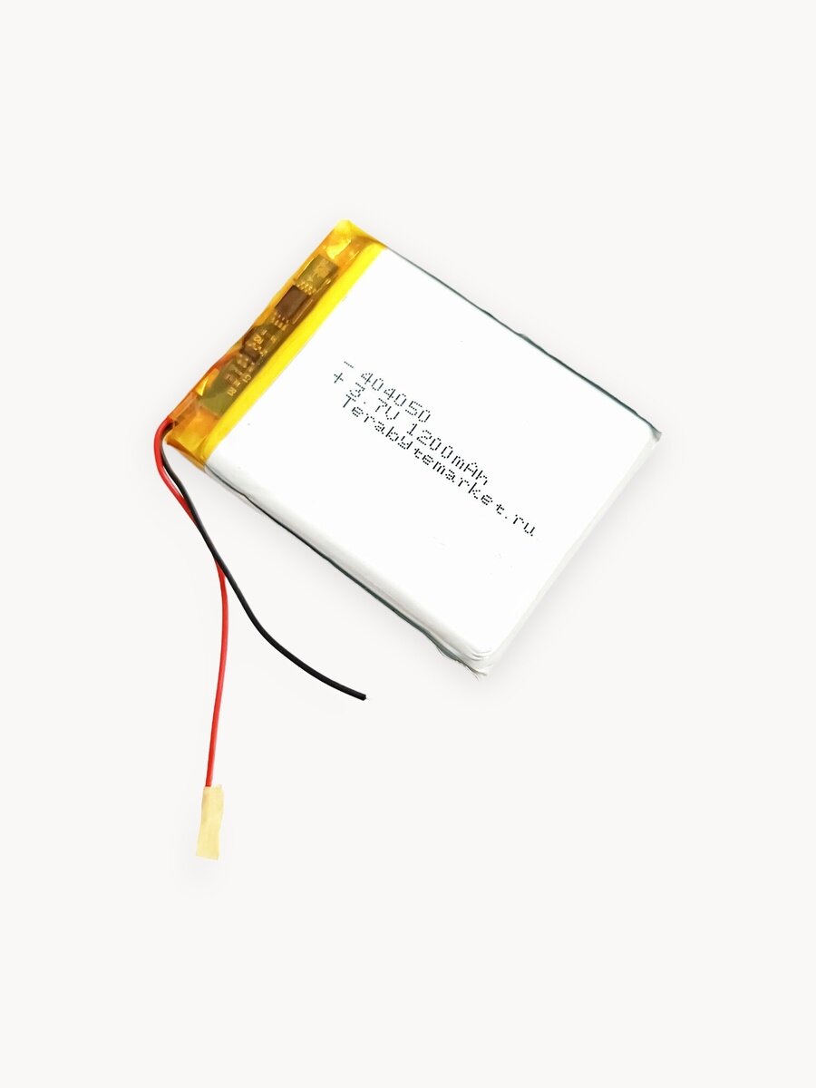 Аккумулятор для навигатора универсальный 3.7v 1200mAh 4x40x50 (Li-Pol батарея подходит для навигаторов ) код акб 404050