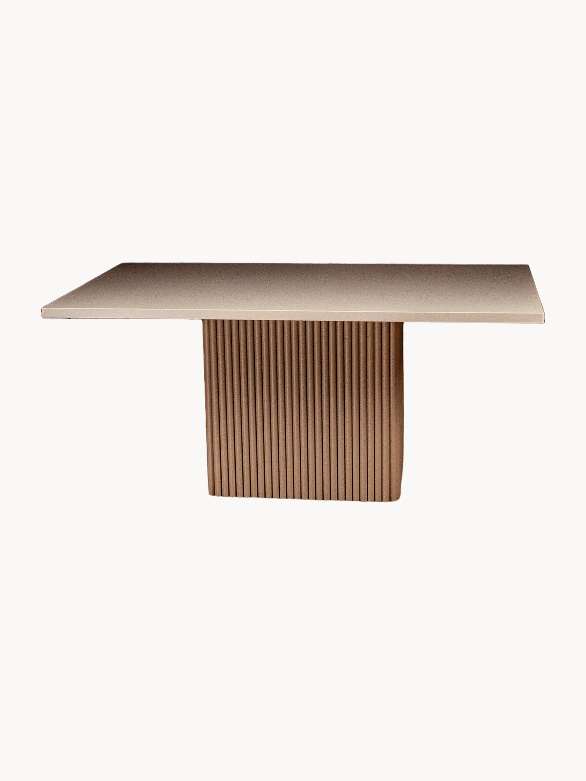 Стол обеденный Ice Сube прямоугольный металлический 1600х900 вместительный дизайнерский