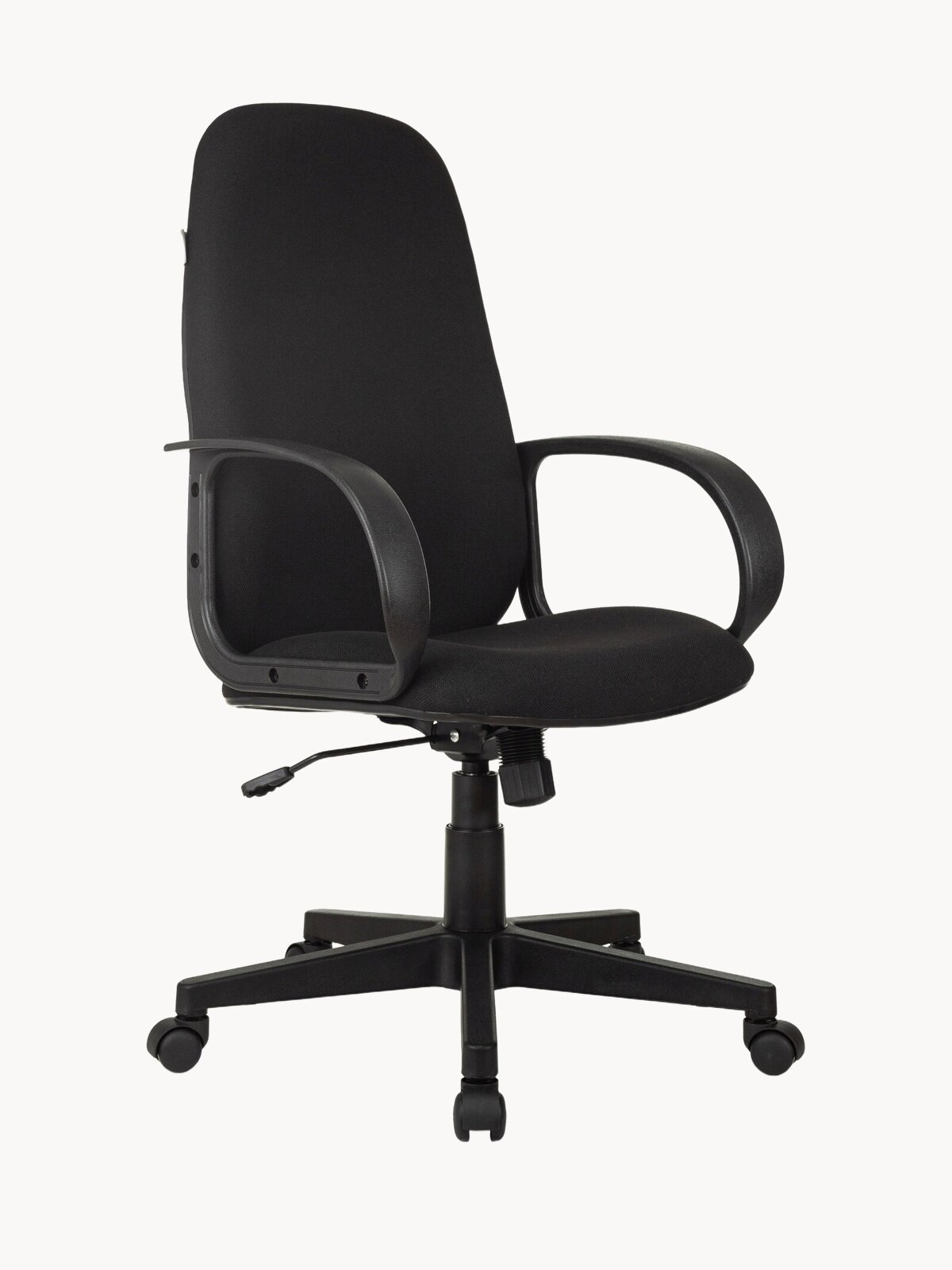 Кресло руководителя Бюрократ CH 279 черный 3C11 крестов. пластик черный