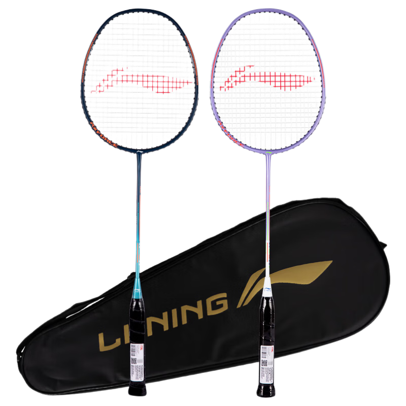 Ракетка для бадминтона Li-Ning Thunder 9 Kingfisher Green с натянутой сеткой Цвет：Thunder 9 Kingfisher Green с
