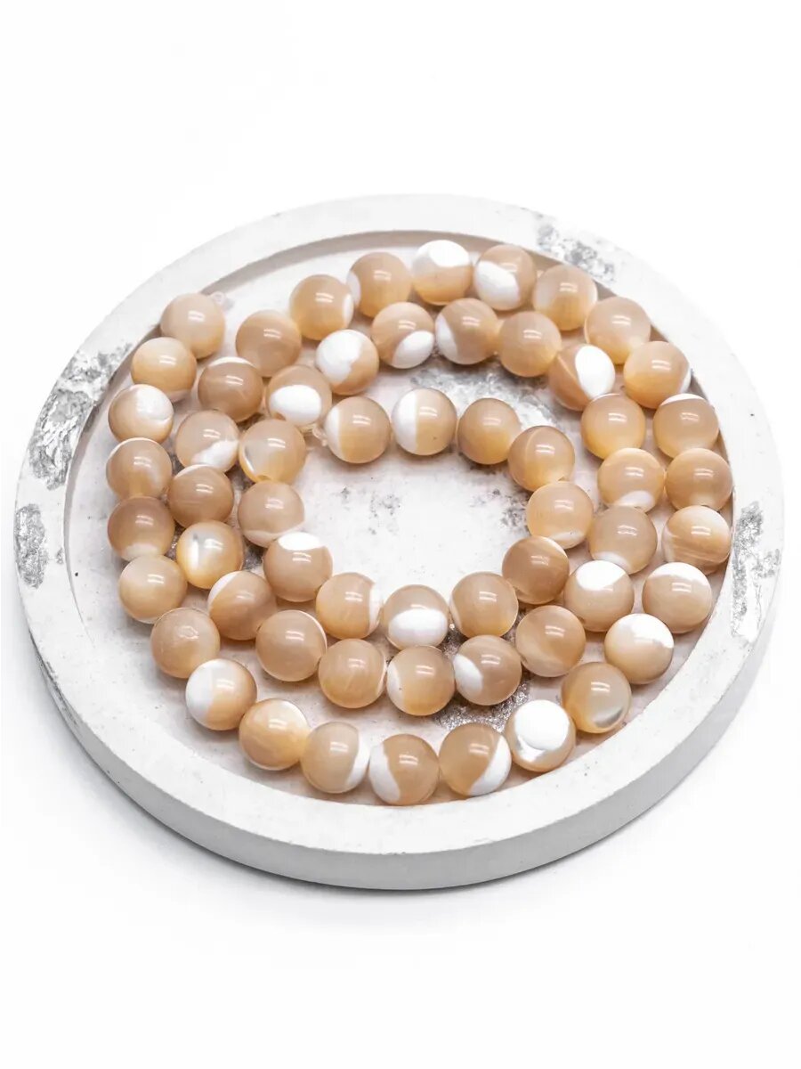 1541 Изумительные бусинки карамель для ожерелья 1 нить люкс