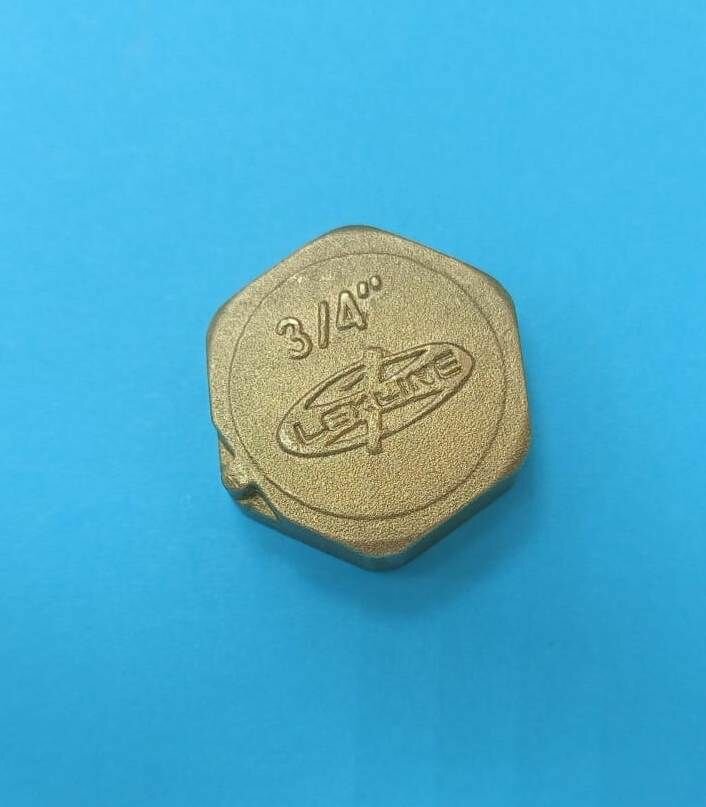 Заглушка латунная 3/4" ВР Lexline