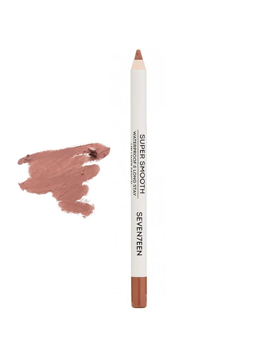 Seventeen Карандаш для губ водостойкий с витамином Е тон 01 натуральный беж