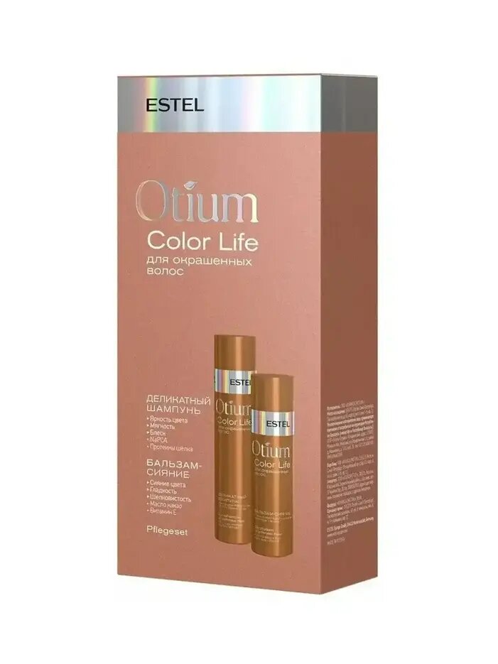 Набор Estel Professional Otium Color Life для окрашенных волос: шампунь, 250 мл + бальзам, 200 мл