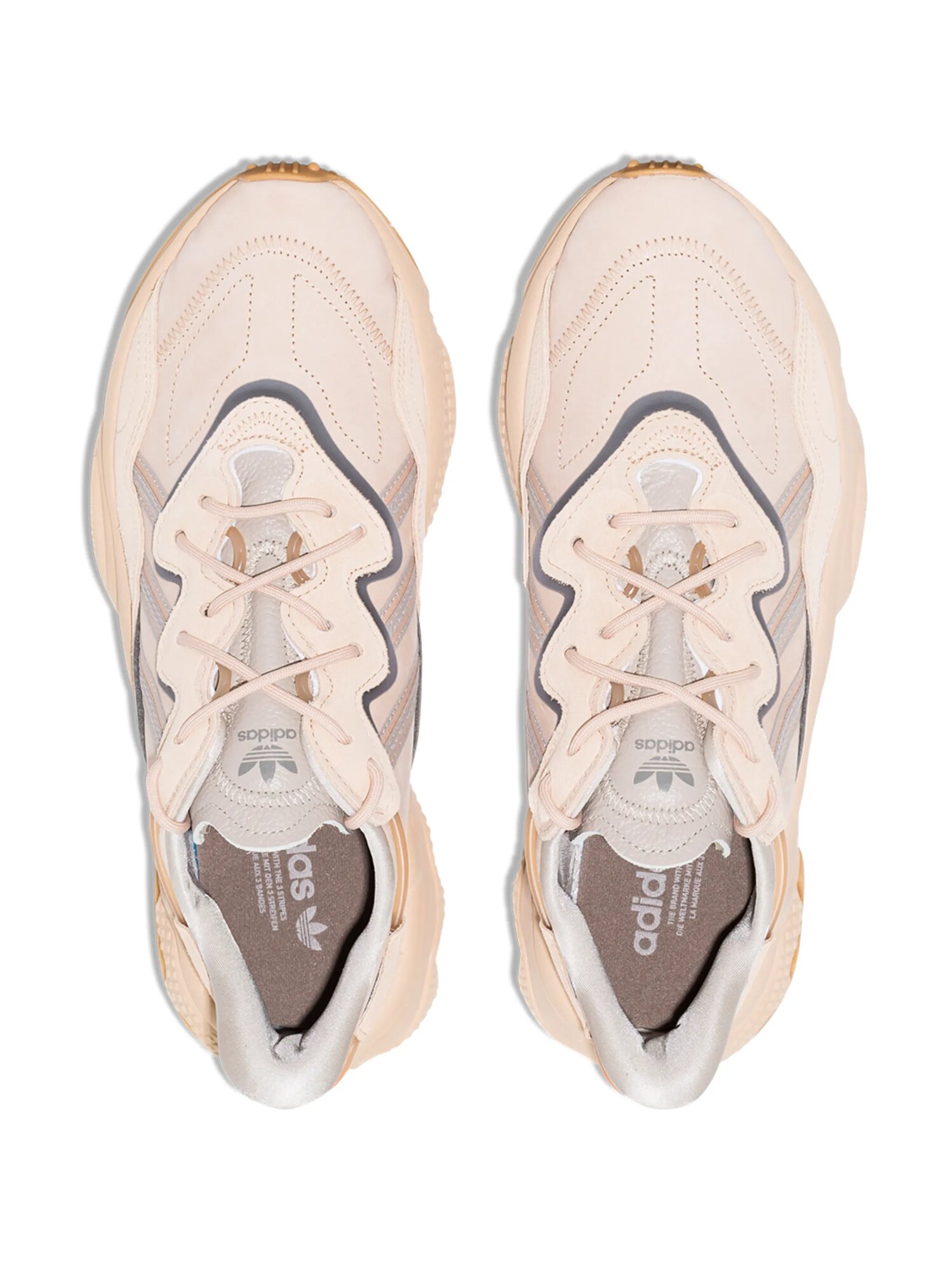 Кроссовки adidas Ozweego St. Pale, размер 5 US, бежевый — фото 1