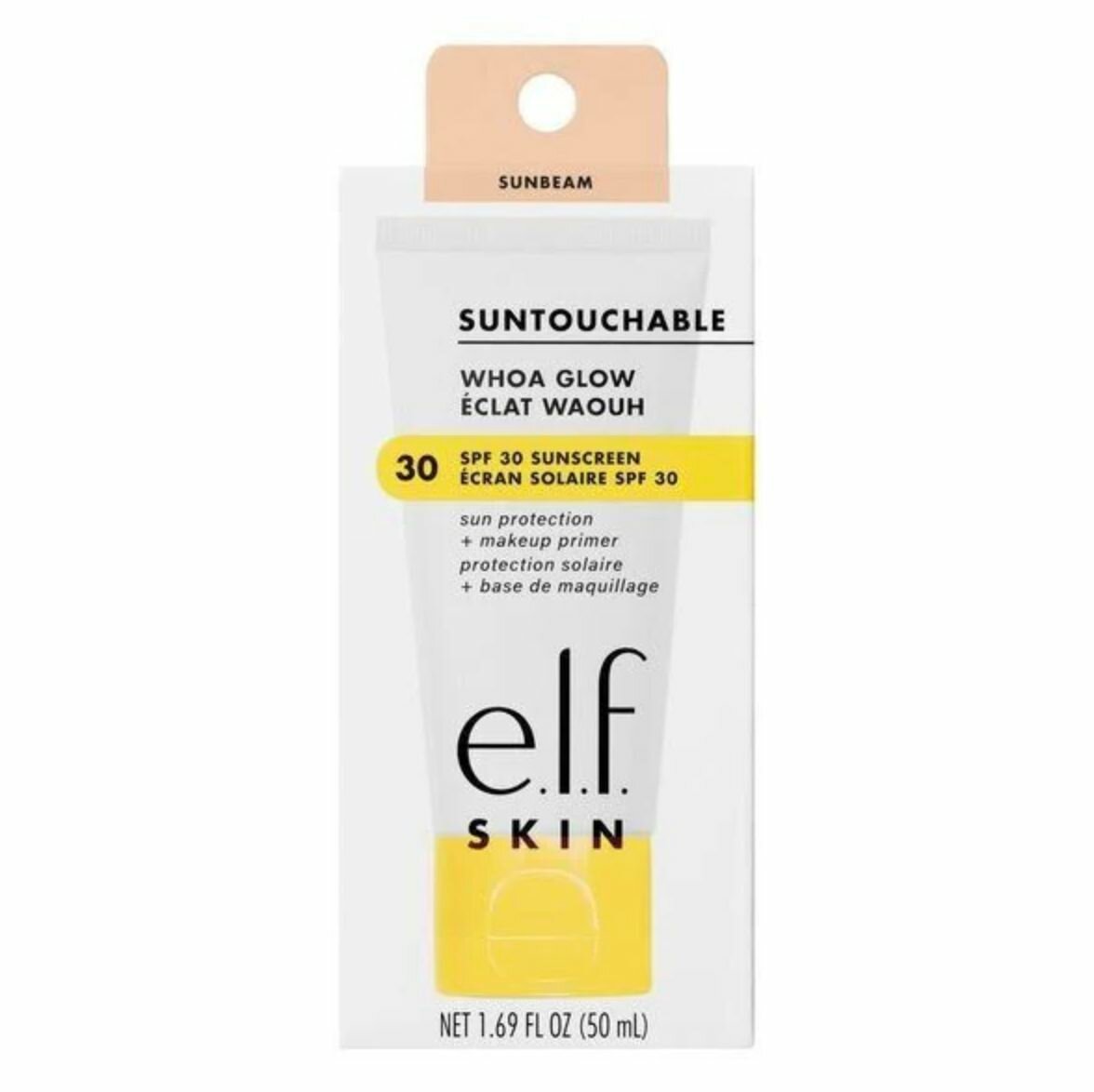 Elf Skin праймер санскрин с SPF 30 Suntouchable Sunscreen SPF30 SUNBEAM , 50ml