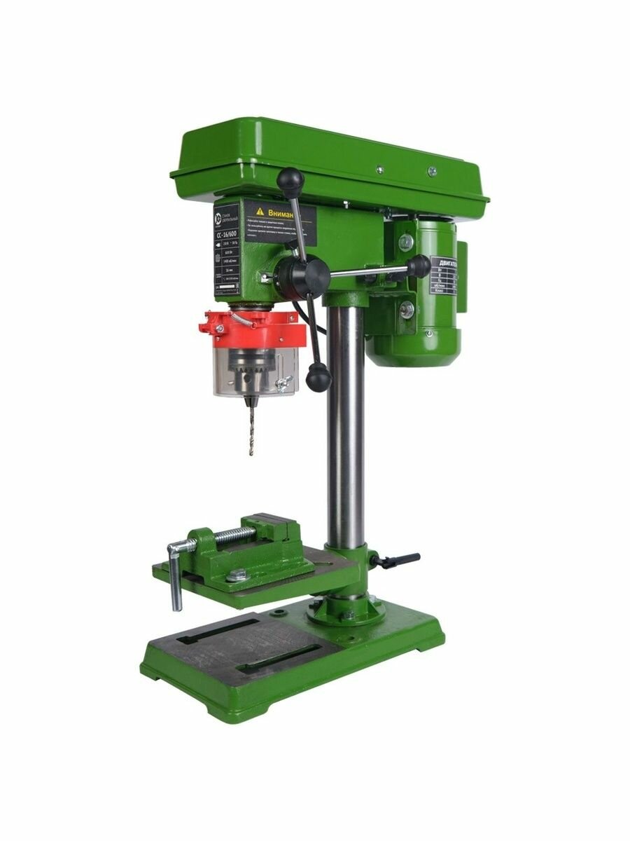 Станок сверлильный Калибр СС-16/600 (600 Вт, 9 скоростей, 280-2350 об/мин, 16 мм, тиски)