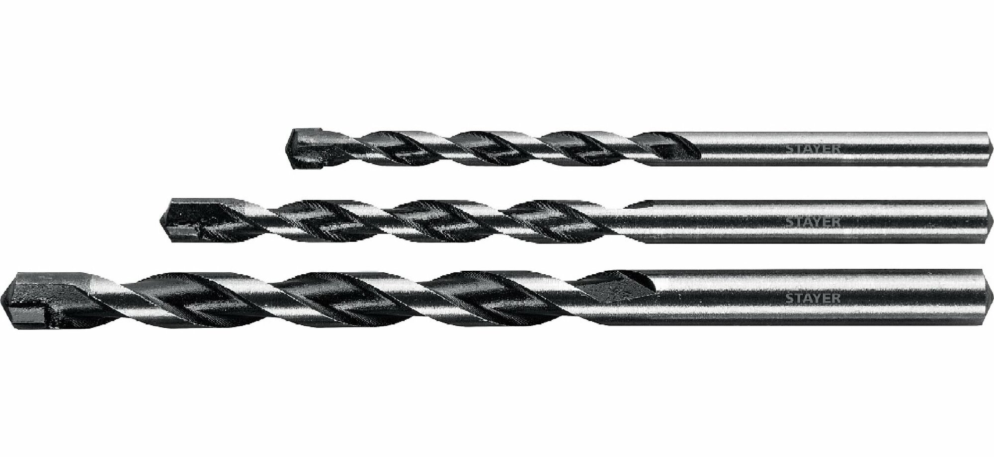 STAYER HERCULES 3 шт d 6-8-10 мм набор сверл по бетону PROFESSIONAL, _z01 (2915-H3_z01)