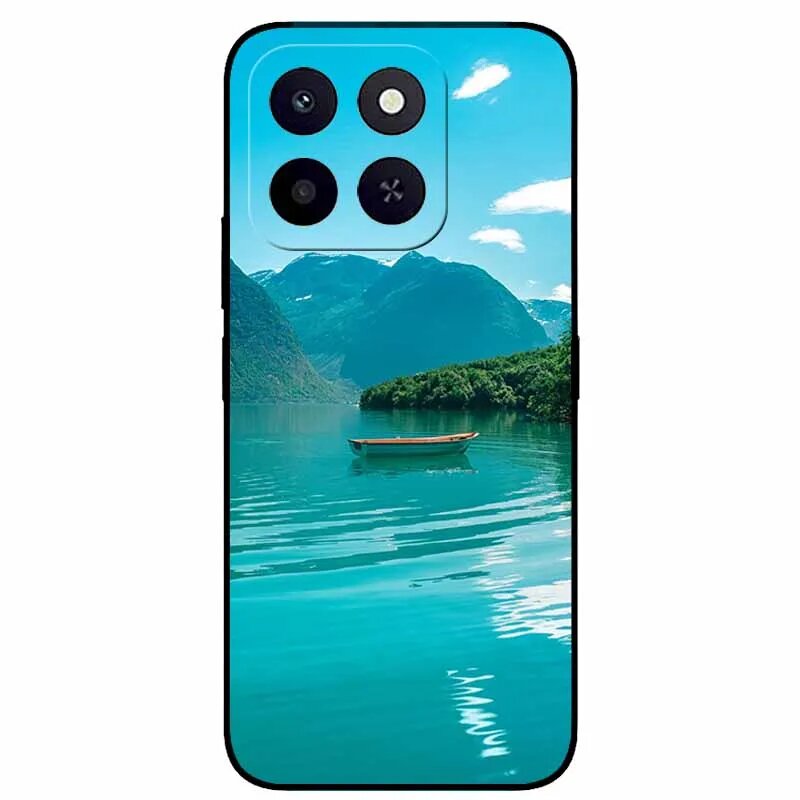 Для Honor X6c 4G Чехол Wolf Bumper Силиконовый чехол для телефона из ТПУ Задняя крышка W101. CH.273