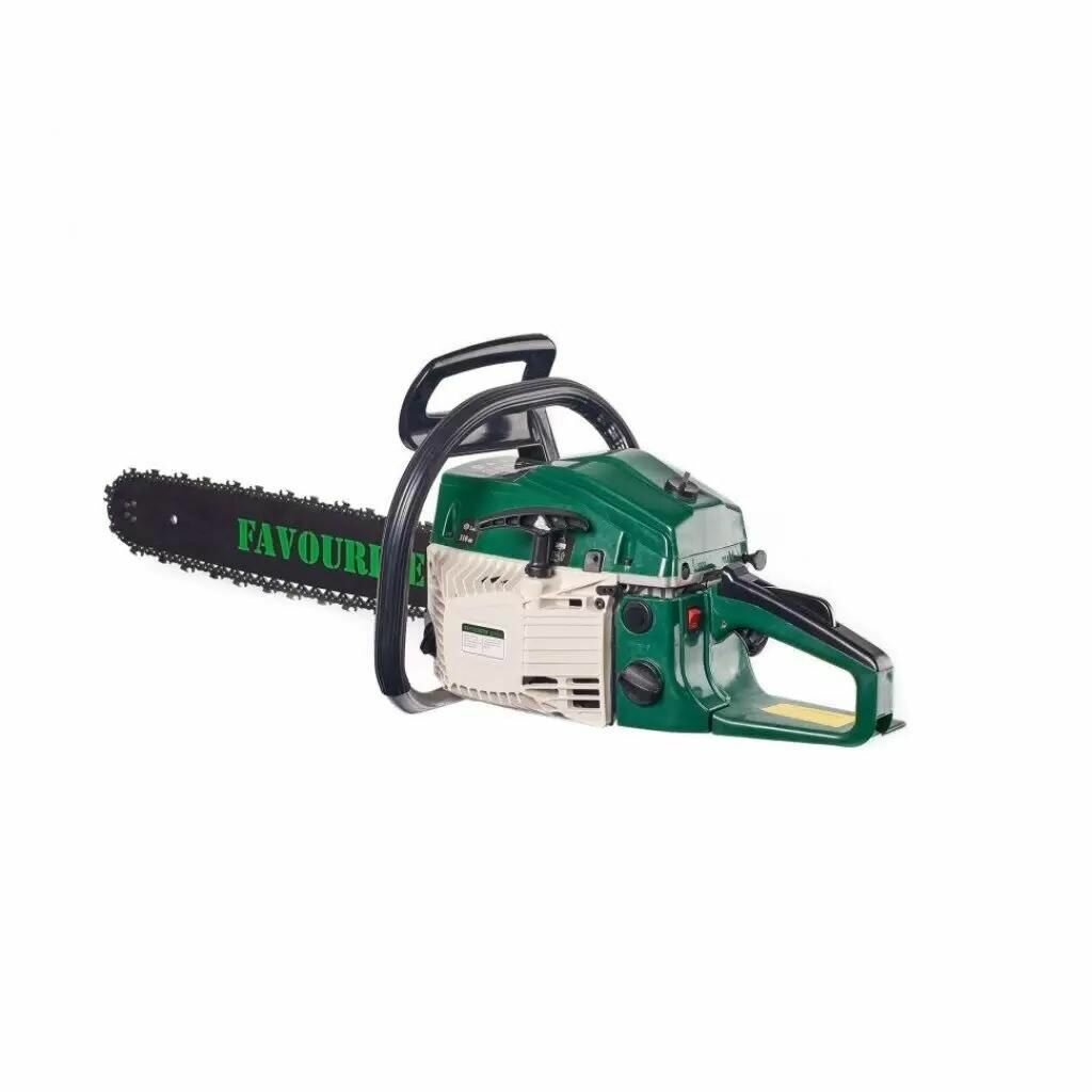Пила FAVOURITE цепная бензиновая, 3 лошадиных силы, 2200 Вт, шина 50 см, цепь 0,325 дюйма, 76 звеньев