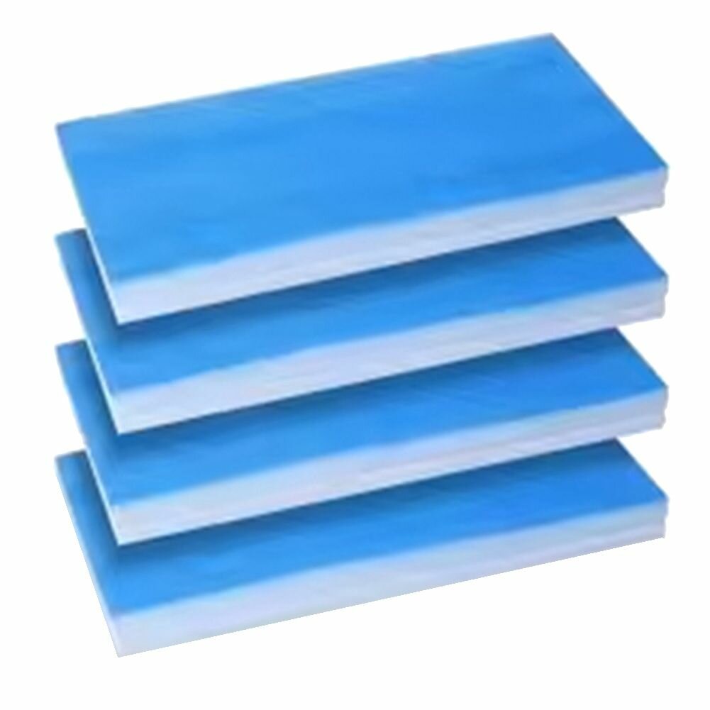 Сменные полиэфирные фильтры для окрасочной камеры аэрографа, комплект из 4 штук, двухслойный фильтр высокой плотности для чистоты воздуха при покраске