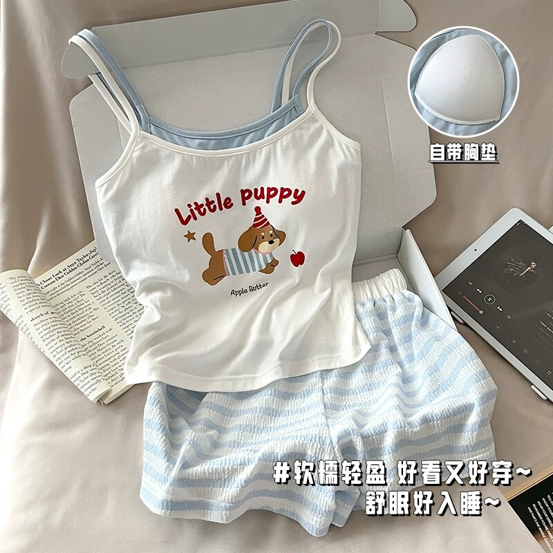 2025 супер популярная пижама с подтяжками и нагрудником, женская новая летняя пижама с изображением сосисок, сексуальная домашняя одежда, которую можно носить летом на улицу