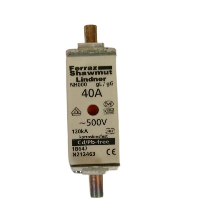 Предохранитель Ferraz Shawmut (Mersen) NH000 40A (Плавкая вставка) N212463H