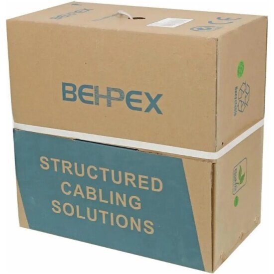 Кабель сетевой FTP Behpex 4 пары cat.5E solid 0.5мм CCA 305м