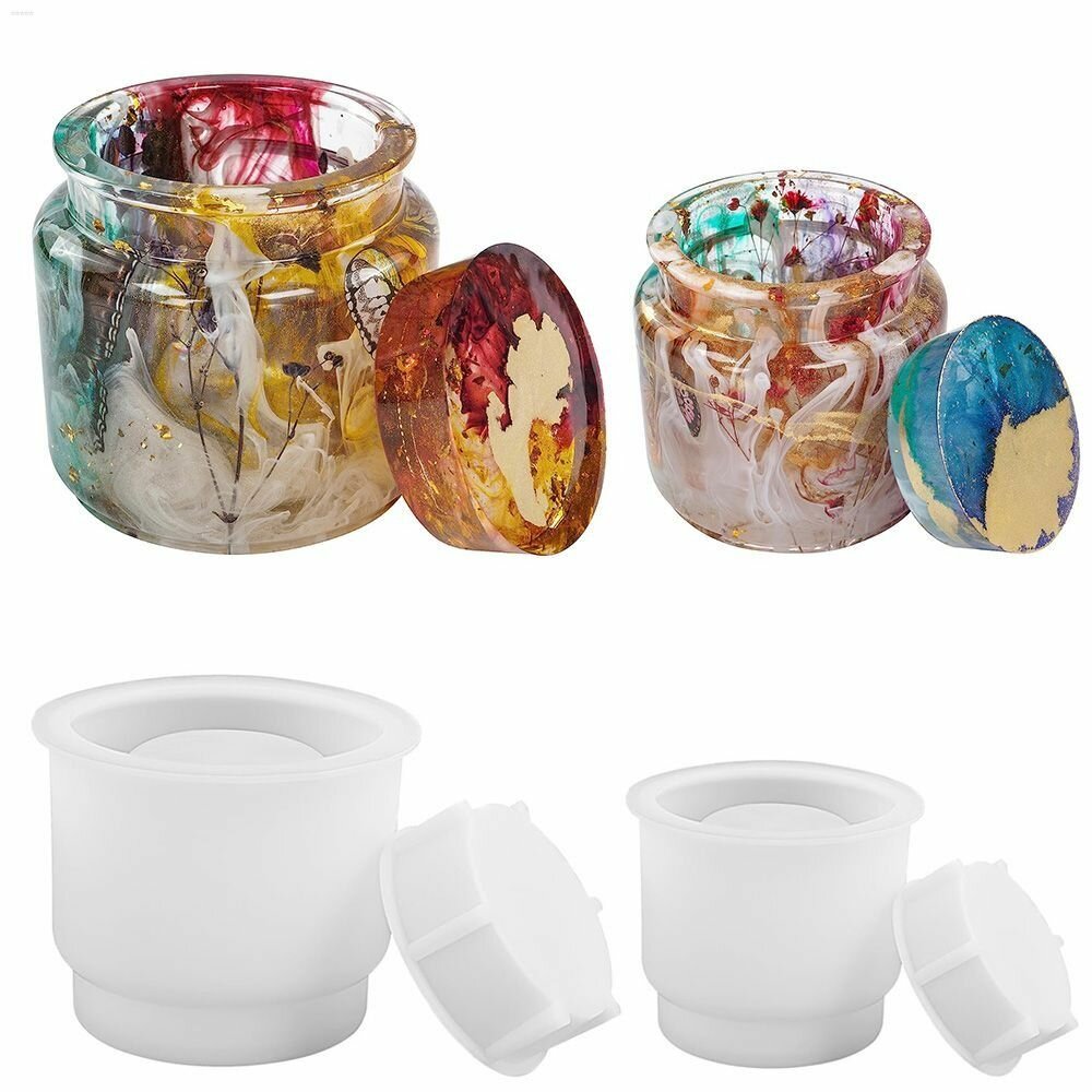 Силиконовая форма для банки из эпоксидной смолы