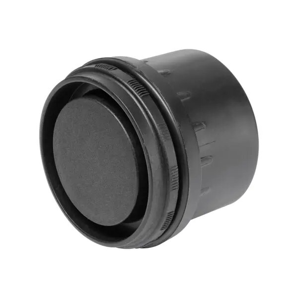 Подпятник для опоры регулируемая 60 мм пластик цвет черная нагрузка до 50 кг