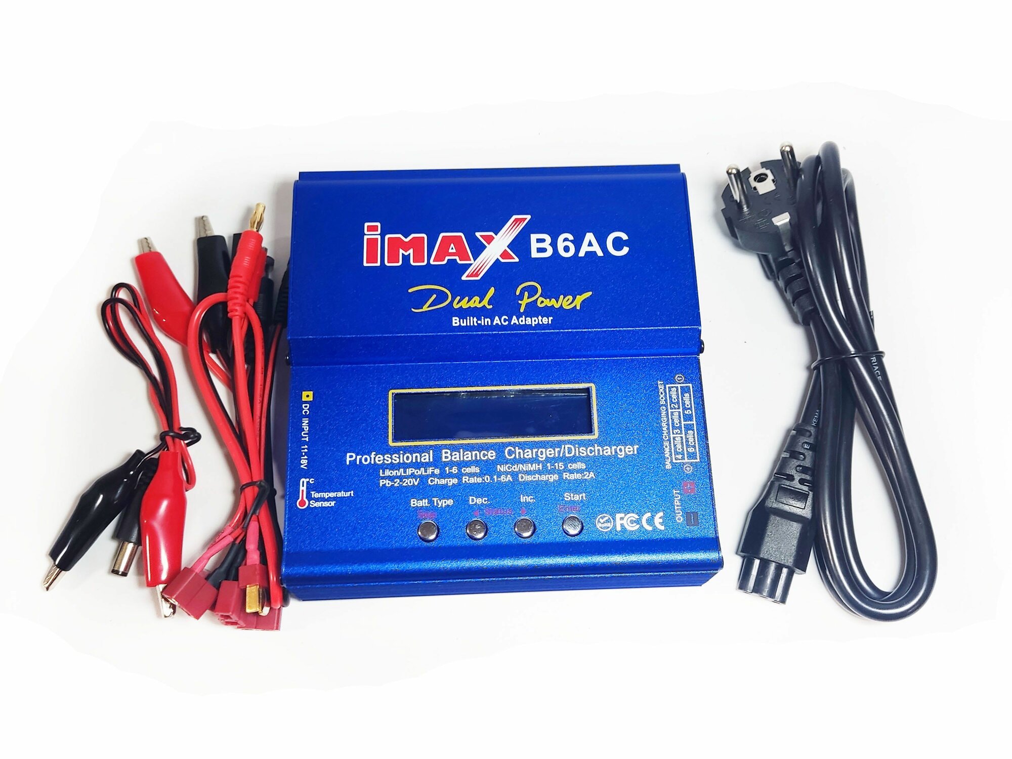 Зарядное устройство для аккумуляторных батареек Imax B6 с встроенным блоком питания 1