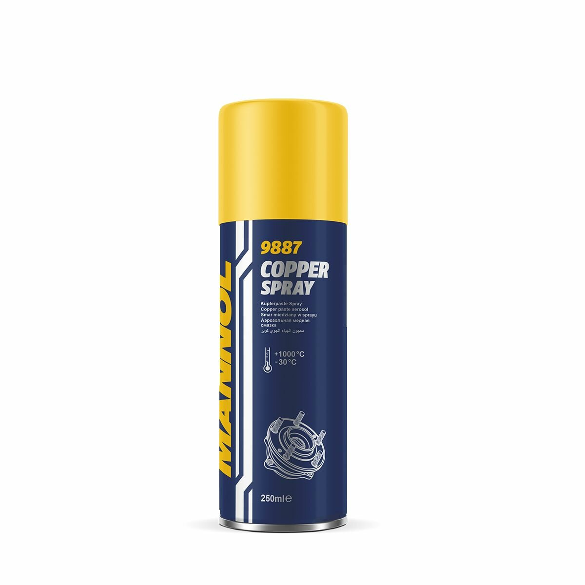 MANNOL Смазка медная Copper spray 250мл 9887