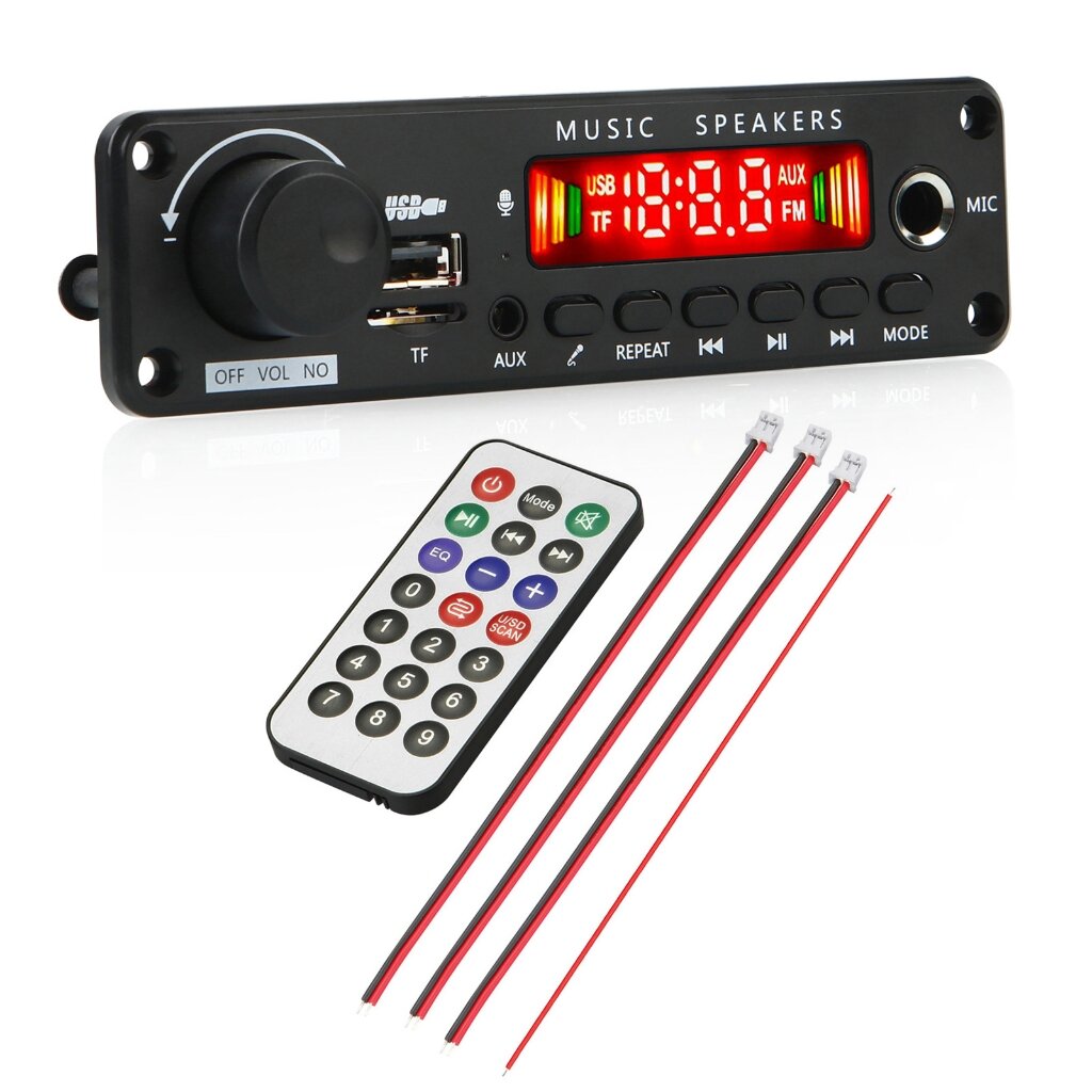 2x25W Decoding Board Цвет экрана для пения и записи модуля с удаленным