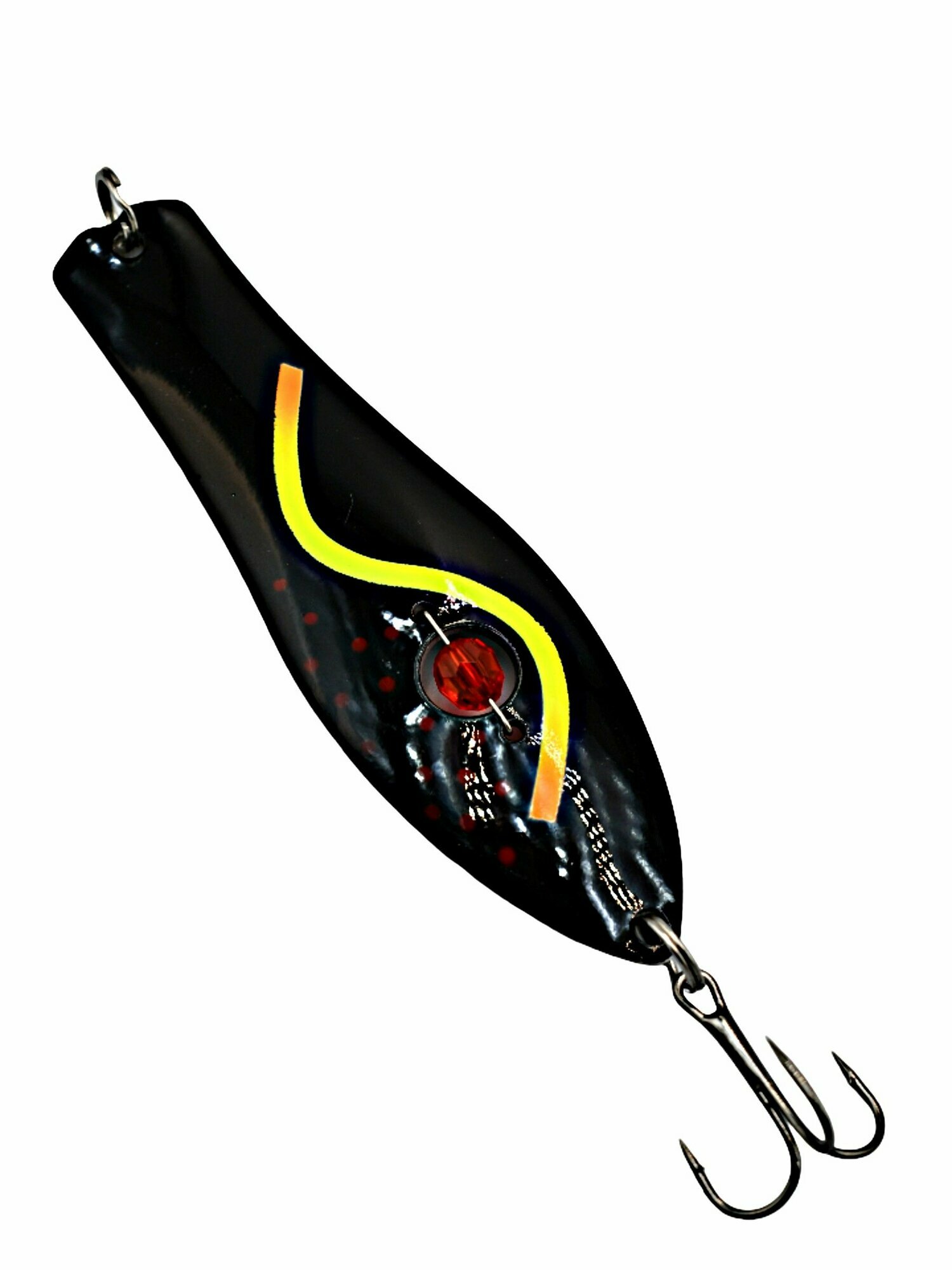 Блесна Kuusamo Professor 1, 115 мм, 36 г, троллинговая, колеблющаяся, на щуку, сома, лосося, Финляндия