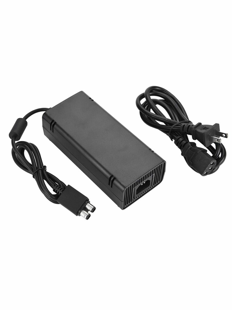 Универсальный блок питания для XBOX 360 Slim, адаптер для зарядного устройства, кабель, совместимый шнур, 12 В, 2 А