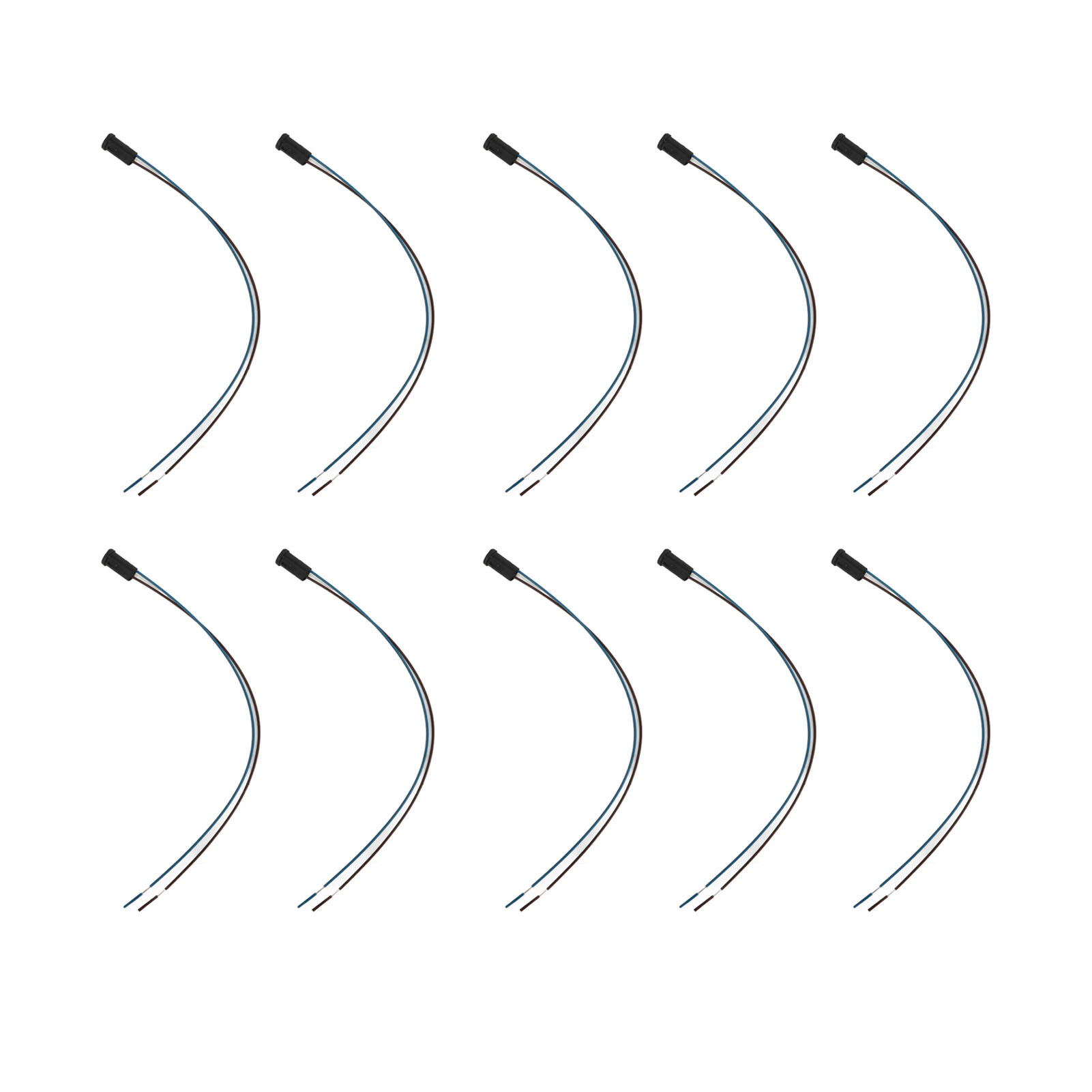 Комплект из 10 цоколей для светодиодных ламп G4, силиконово-галогенный цоколь, совместимый с MR16 MR11, энергоэффективный, прочный, водонепроницаемый