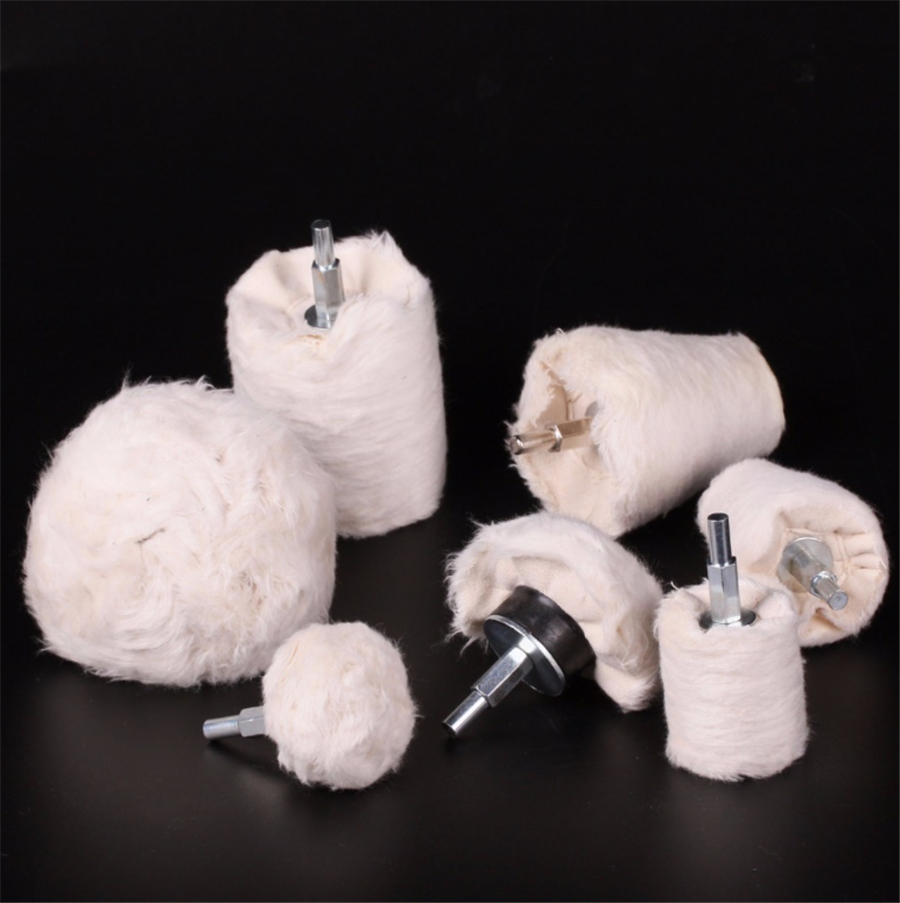 Набор Для Полировки Металла 7x Полировальная Накладка Швабра Колесо Для Алюминия Нержавеющая Сталь Хром