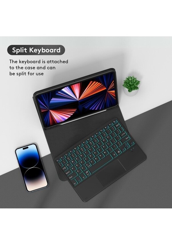 Чехол-клавиатура черного цвета для iPad Air 2 9.7 - iPad 9.7 2017/2018