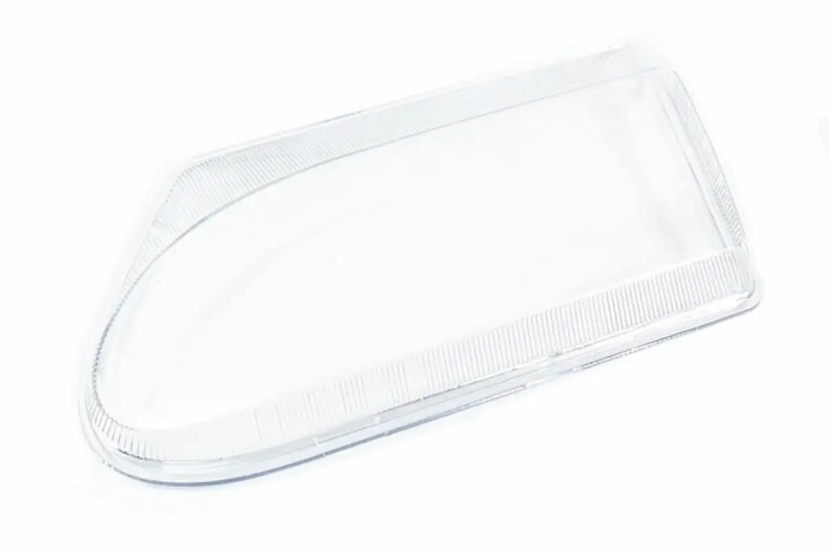 Стекло фары левое, гладкое пластик для ВАЗ 2113-2115