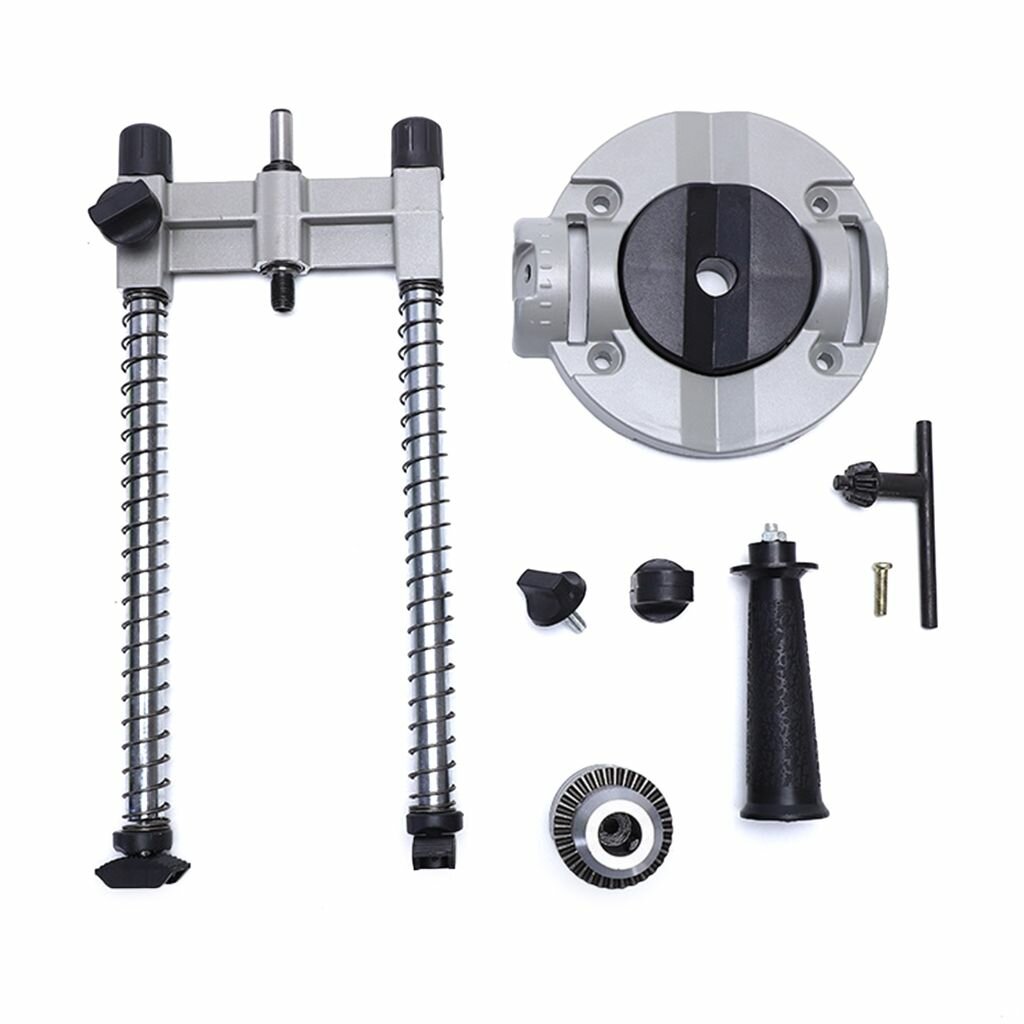 Стойка для дрели с вертикальным позиционированием и регулируемым углом