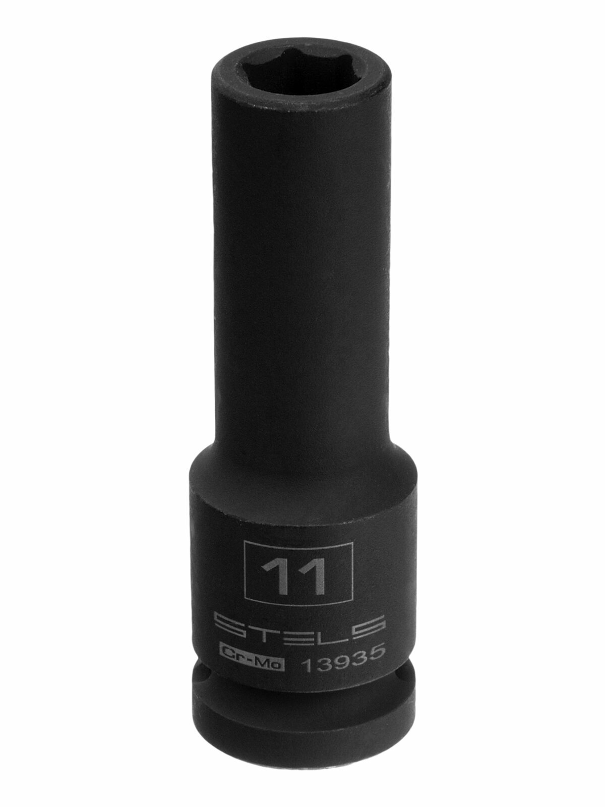 Головка ударная удлиненная шестигранная Stels 11 мм, 1/2", CrMo 13935