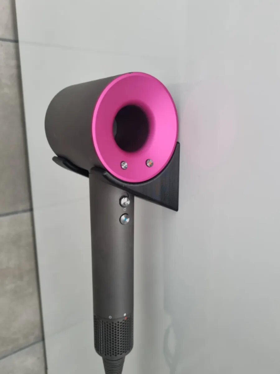 Настенный держатель Dyson (3д-печать, цвет: черный, пластик) — фото 1
