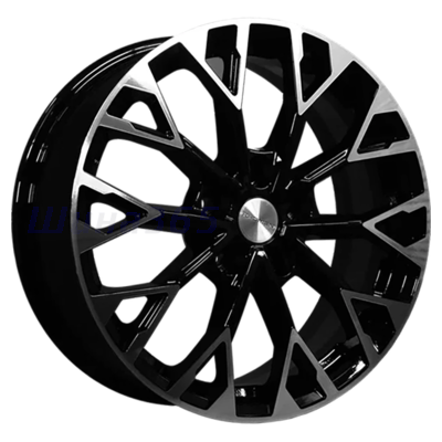 Литой колесный диск Khomen Wheels KHW1718 (Jolion) 7x17/5x114,3 ET37 D66,5 Black-FP