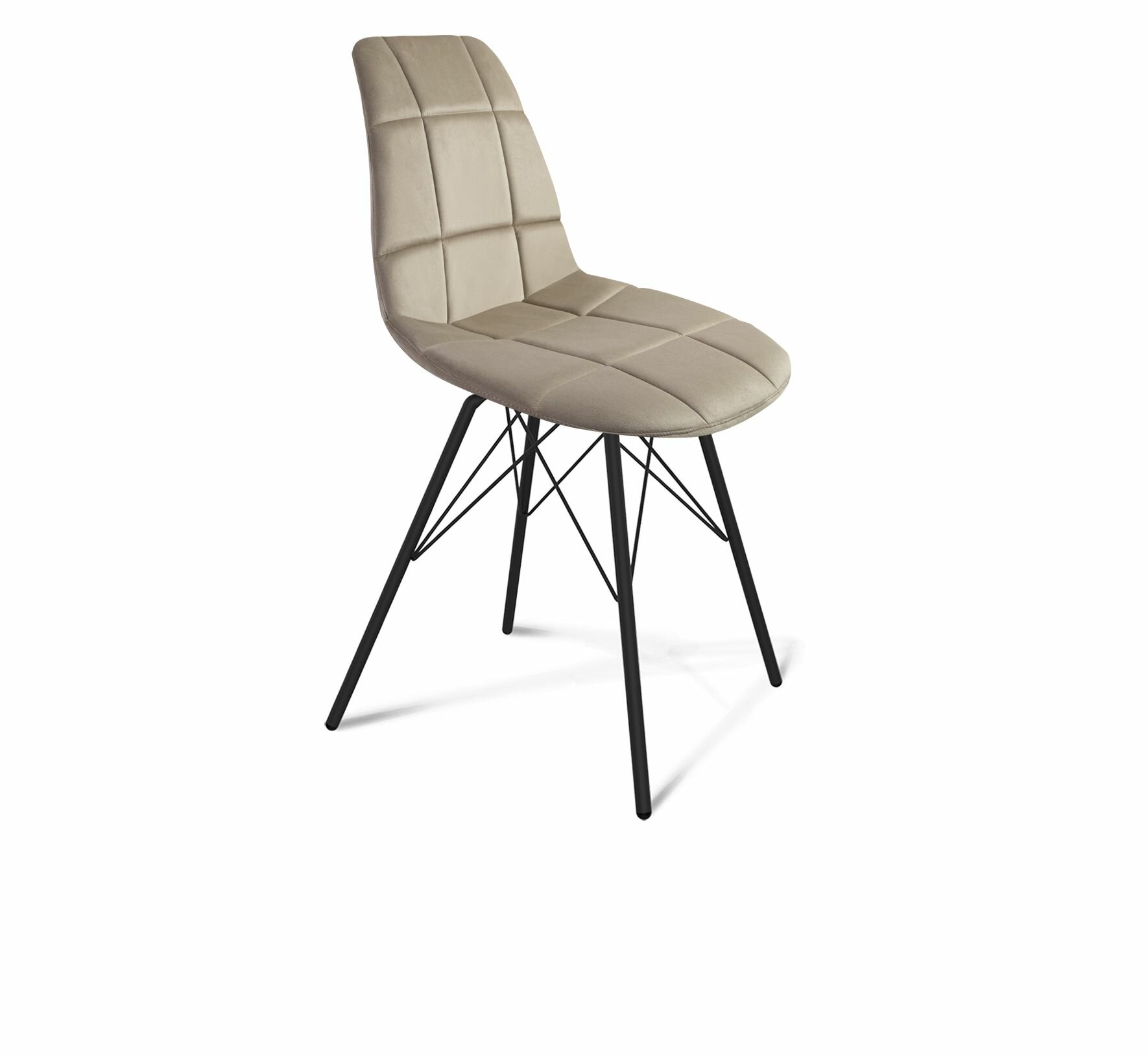 Стулья мягкие, со спинкой, на металлическом каркасе, для кухни, комплект 4 шт, SHT-ST29-C/S37 x4