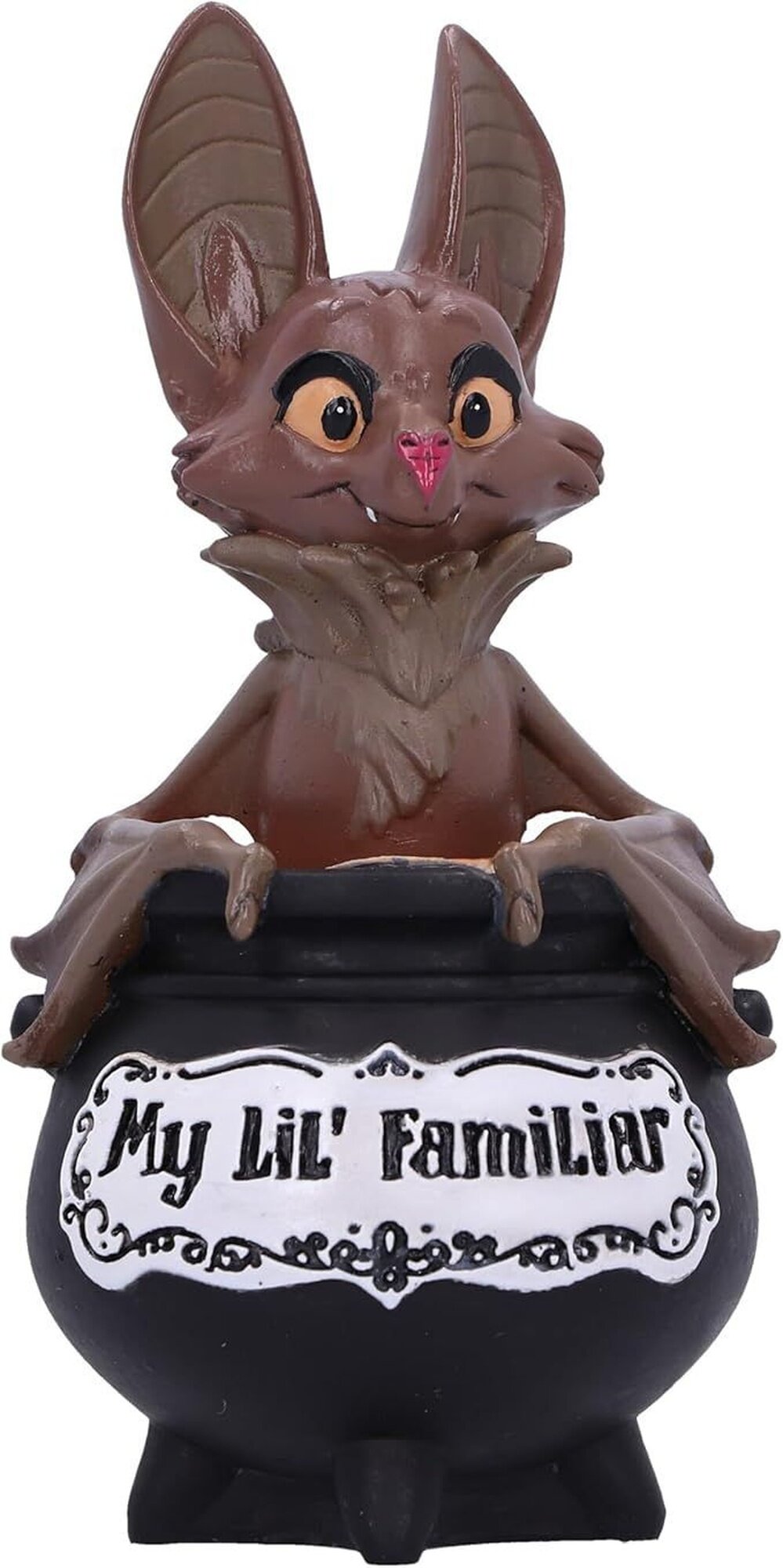 Статуэтка Nemesis Now - My Lil Familiar - Vesper - Фигурка летучей мыши Веспер, 10.5 см, коричневый/черный, 801269152642