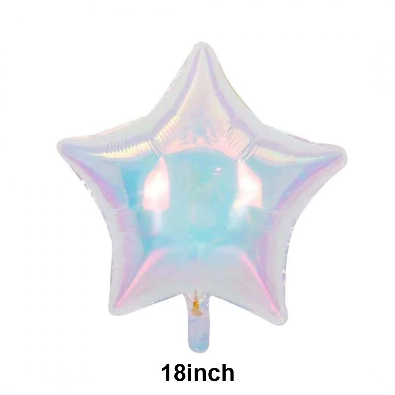 Фольгированный лазерный шар-бабочка Star
