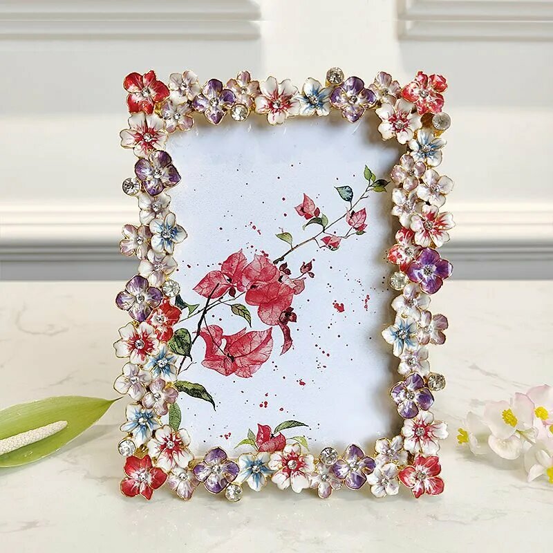 Фоторамка RAMKOVSKI Цветы в стиле Рококо для фото 9х12 см, рамка 11х15 см