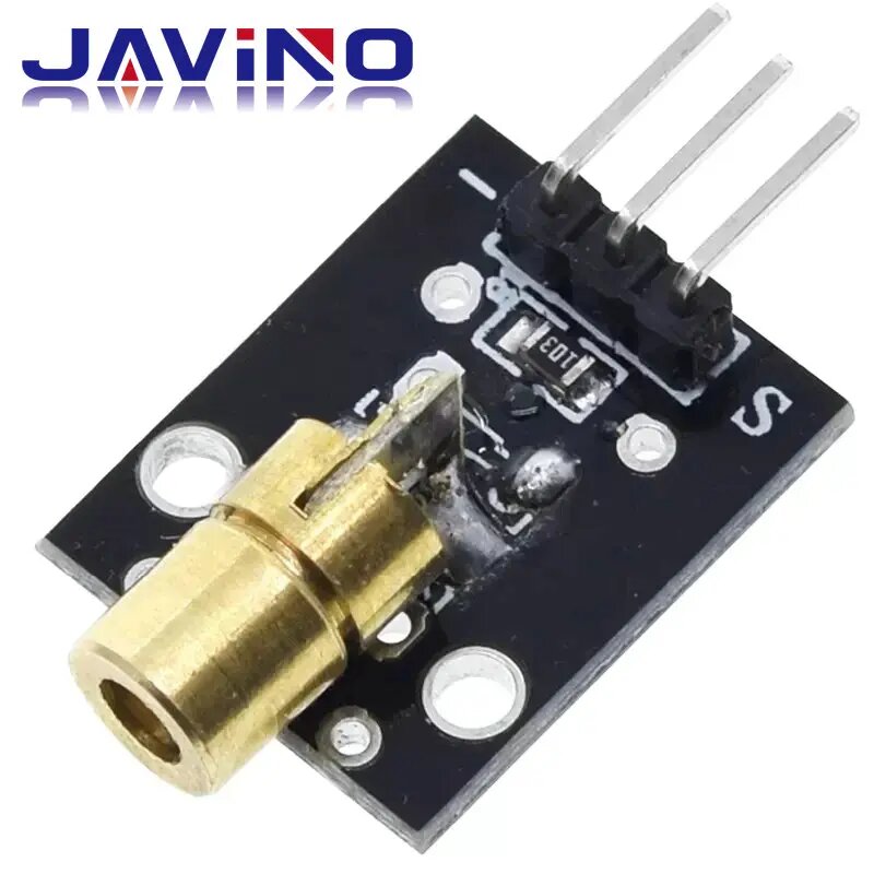 5 шт. KY-008 650 нм модуль лазерного датчика 6 мм 5 В 5 МВт красный лазерный точечный диод медная головка для Arduino