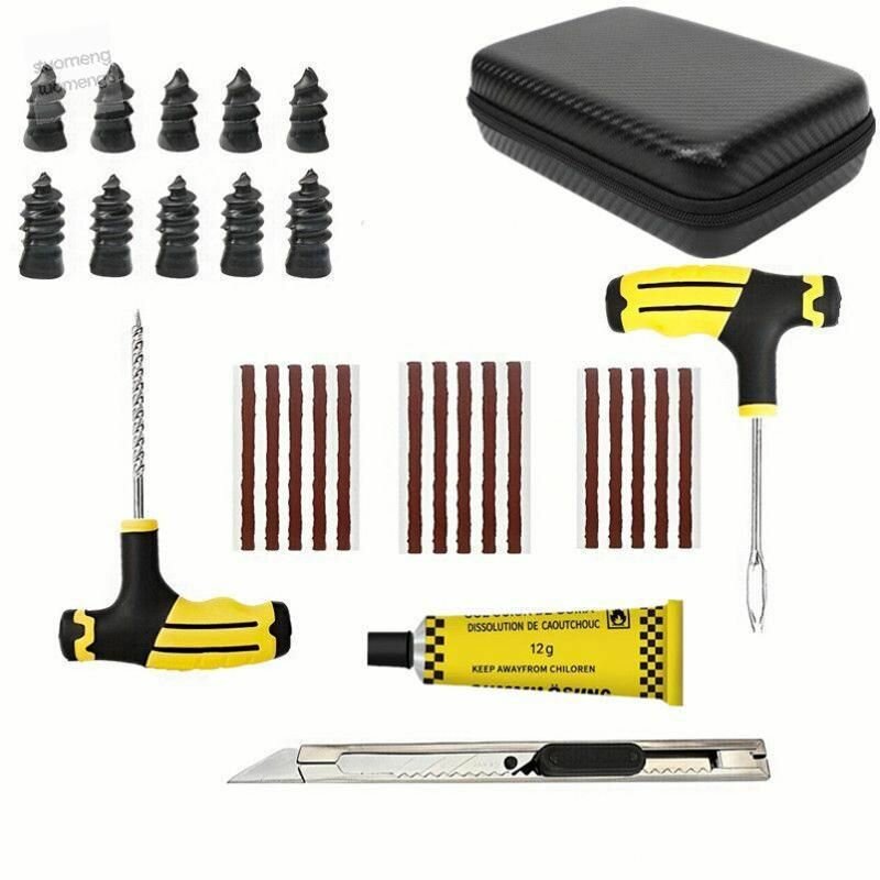 Набор для ремонта автомобильных шин Инструмент для устранения проколов шин и плоских шин